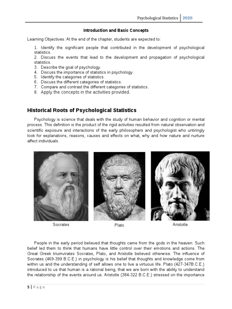 Psych Stats | PDF | Psychology | Statistics