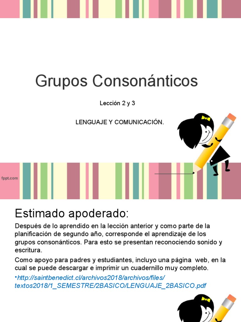 Grupos Consonánticos para 2º Básico | PDF