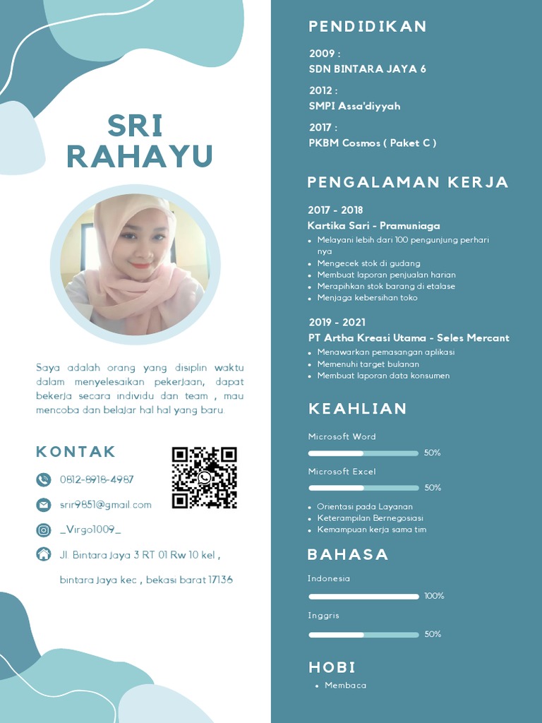 CV Sri Rahayu | PDF