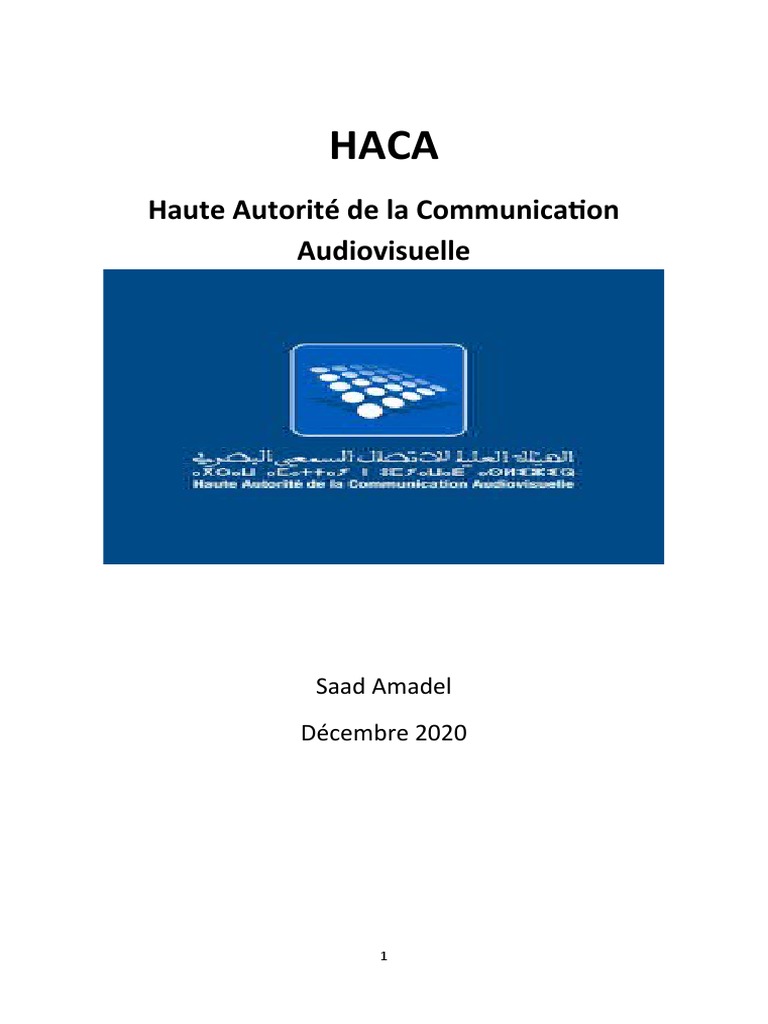 HACA | PDF | Affaires