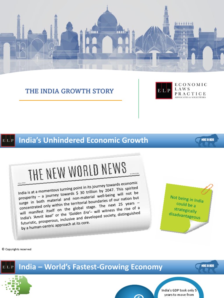 The India Growth Story | PDF | Taxes | Gross Domestic Product