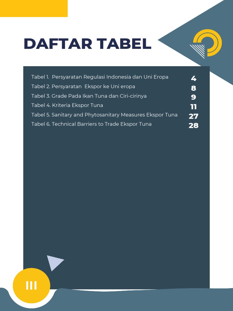 Daftar Tabel.. | PDF