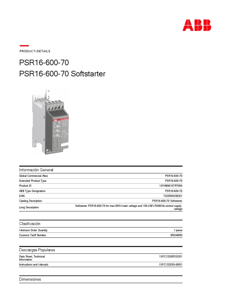 Abb psr16 - 600 - 70 | PDF | Alternating Current | Power Supply