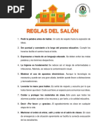 10 Reglas Imprescindibles del Salón | PDF | Aprendizaje