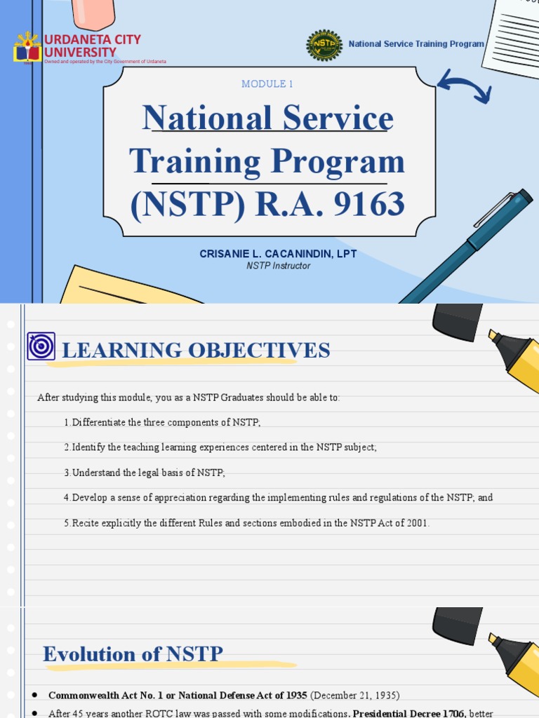 NSTP Module 1 | PDF | Government