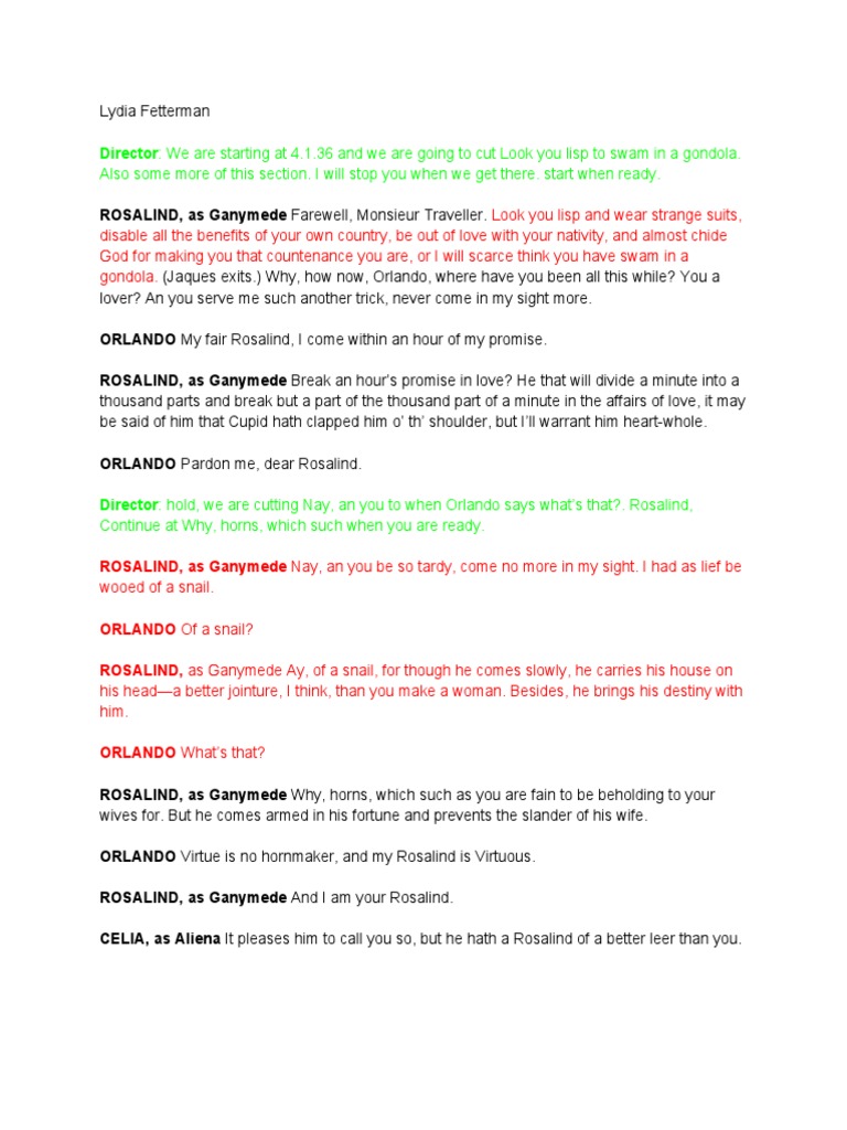 Shakespeare Rehearsal Script | PDF | Mystery, Thriller & Crime Fiction ...