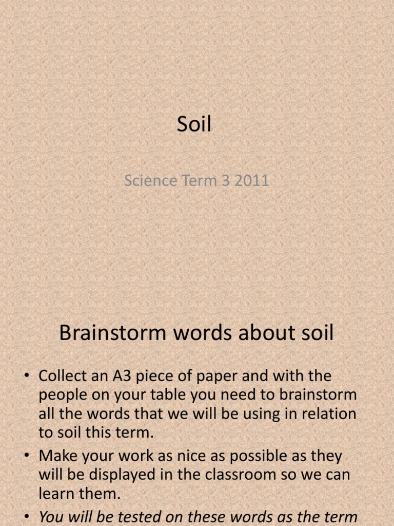 Soil Power Point Presentation | PDF | Weathering | Soil