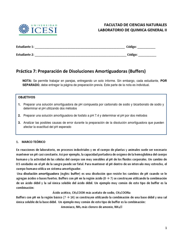 Preparación de Buffer con Bicarbonato | PDF | Solución tampón | Ácido