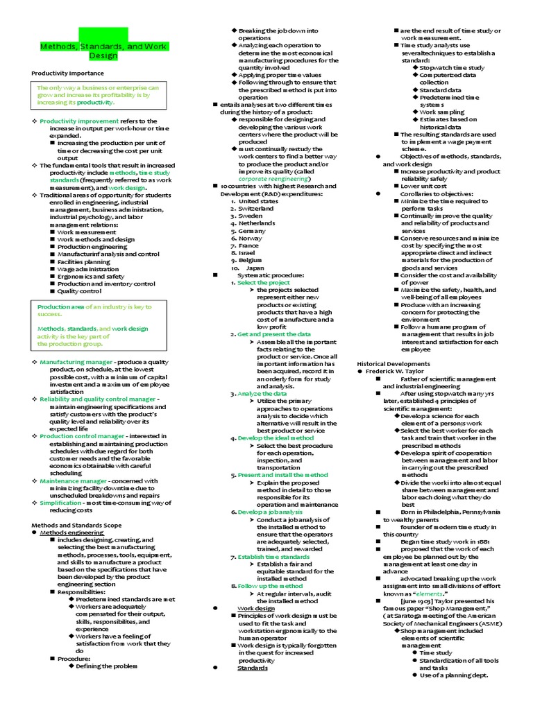 WSM Notes | PDF | Human Factors And Ergonomics | Reliability Engineering
