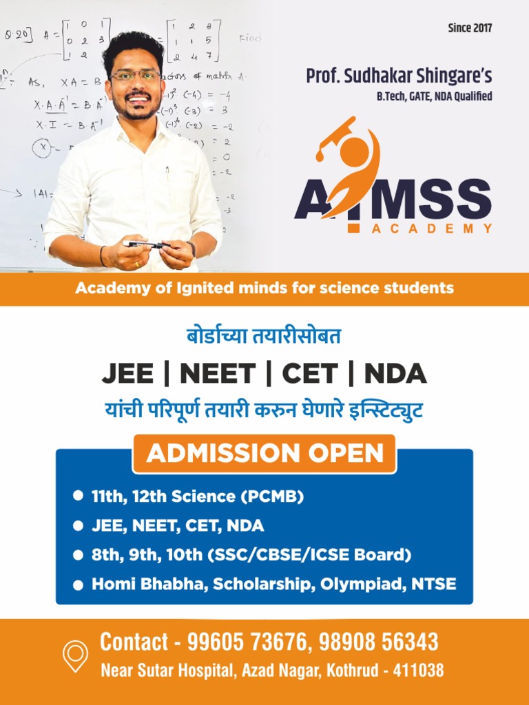 Aimss Academy - 11th&12th JEE, NEET, CET Classes - Pune | PDF ...
