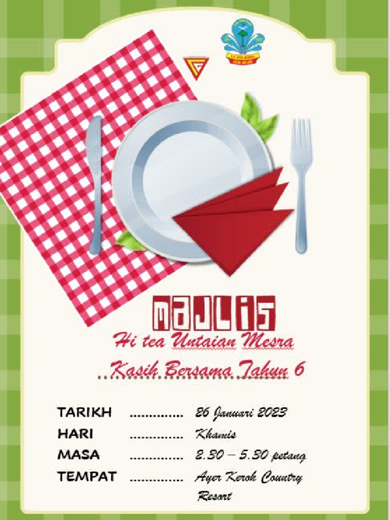 Template Buku Program Jamuan Anyflip | PDF