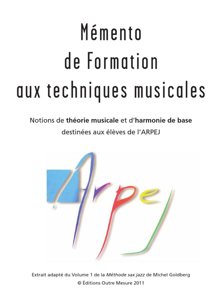 Mémento de théorie musicale essentielle | PDF | Intervalle (Musique ...