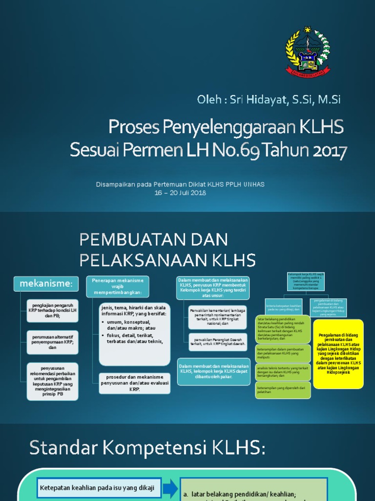 Proses Penyelenggaraan KLHS | PDF