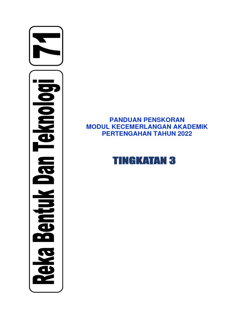 Panduan Penskoran PPT 2022 RBT F3 HARTINI BINTI MAT DERIS KPM Guru | PDF