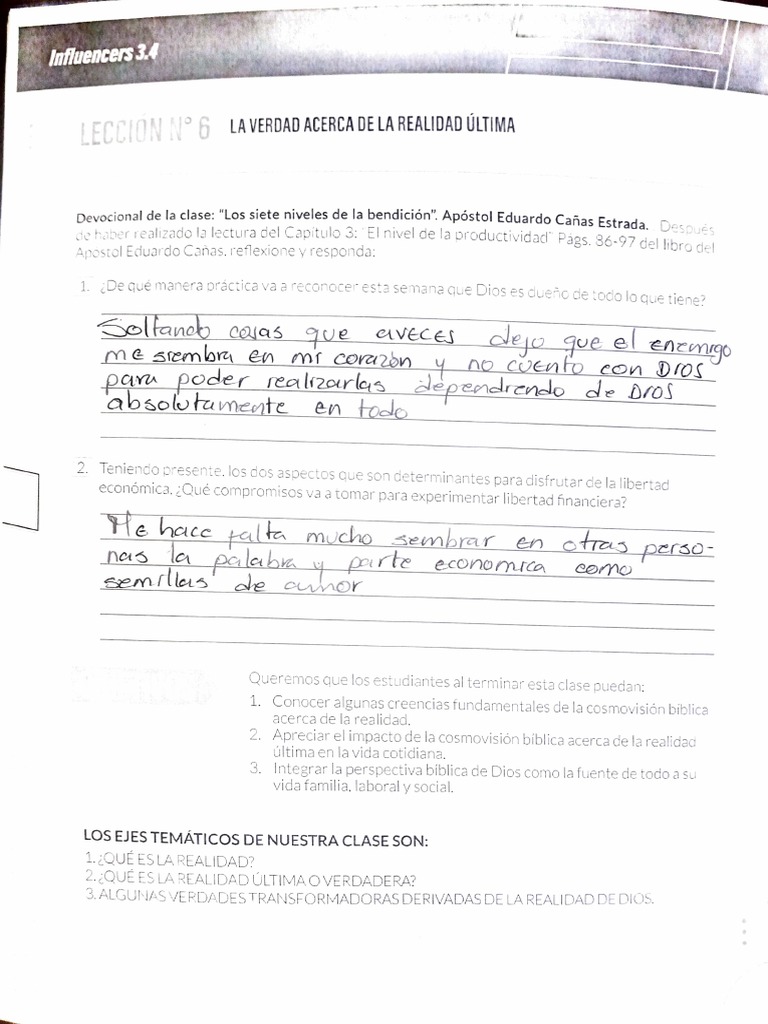 Lección 6 | PDF | Dios | espíritu Santo