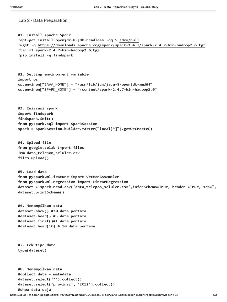 Lab 2 - Data Preparation | PDF | Information Retrieval | Data Management