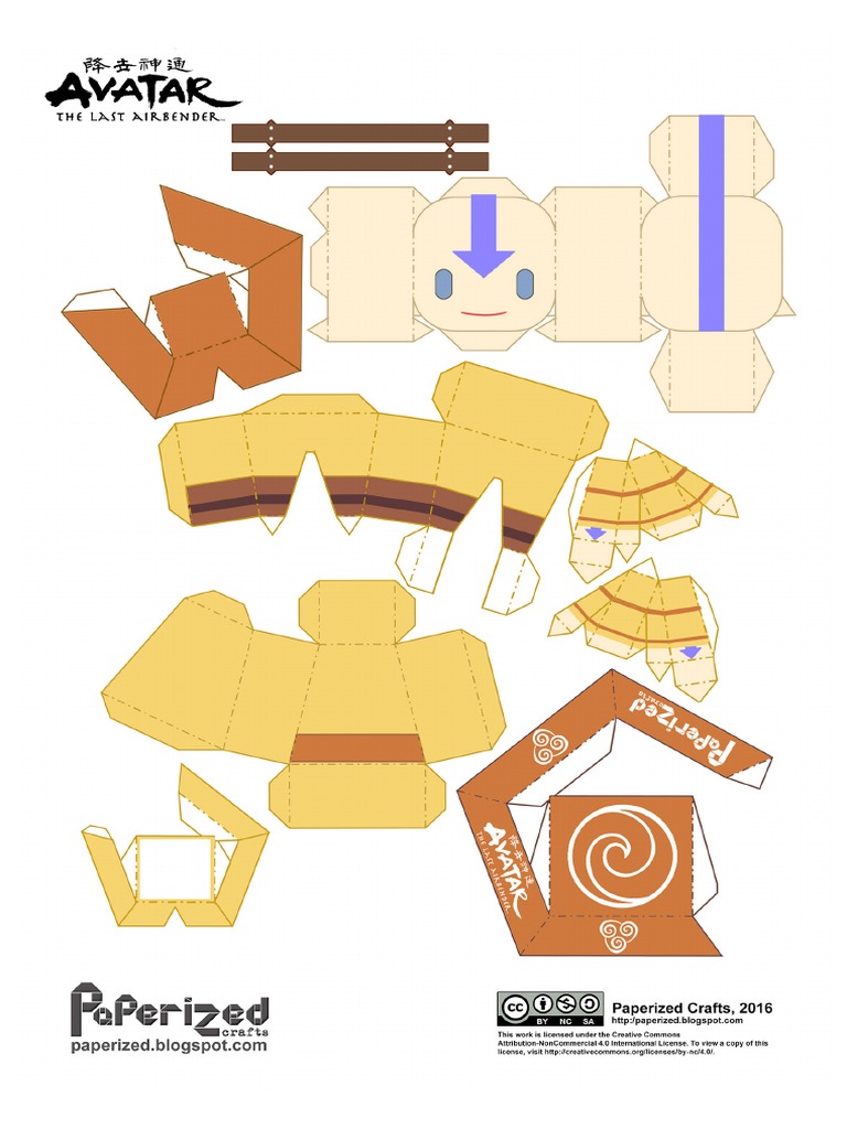 Avatar Aang Paperized | PDF