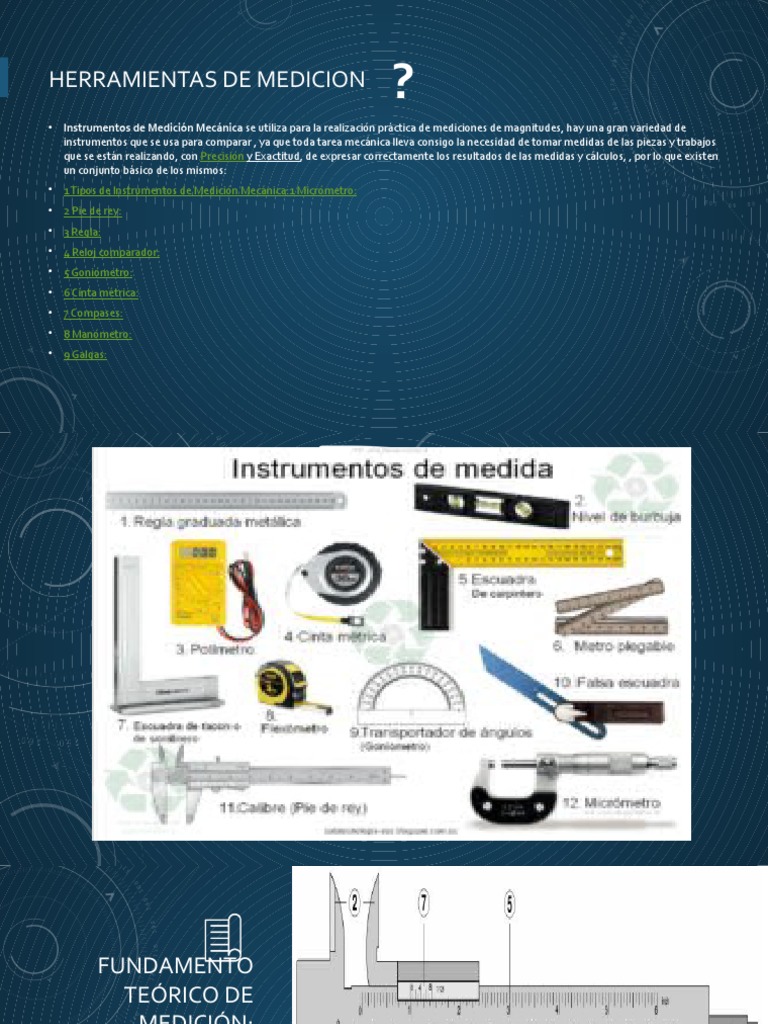 Herramientas de Medicion | PDF | Tecnología