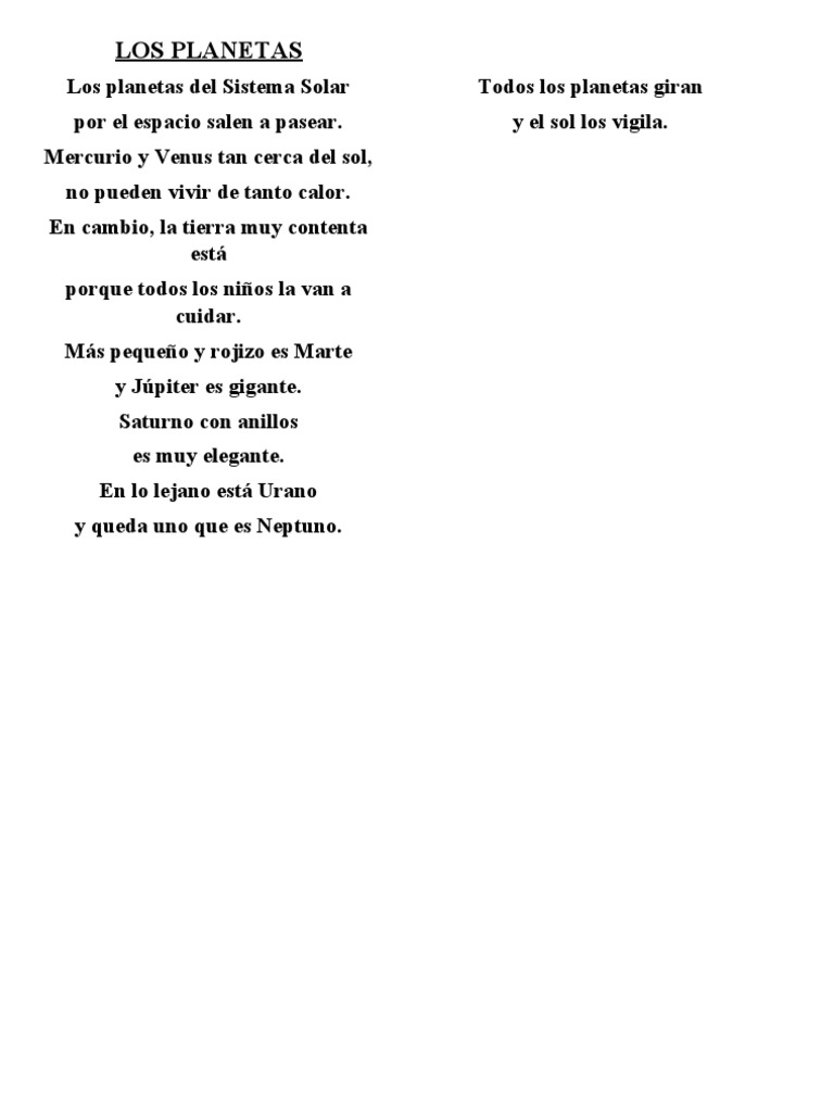 Los Planetas | PDF