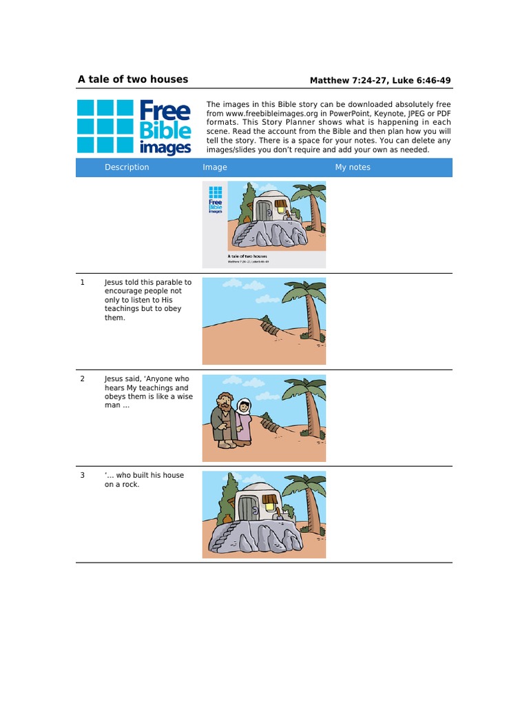 FB DM Wise Foolish Builders StoryPlanner EN | PDF