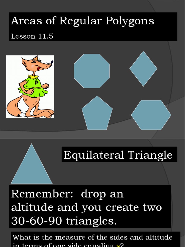 Geometry 11.5 Area of Polygons | PDF | Triangle | Area