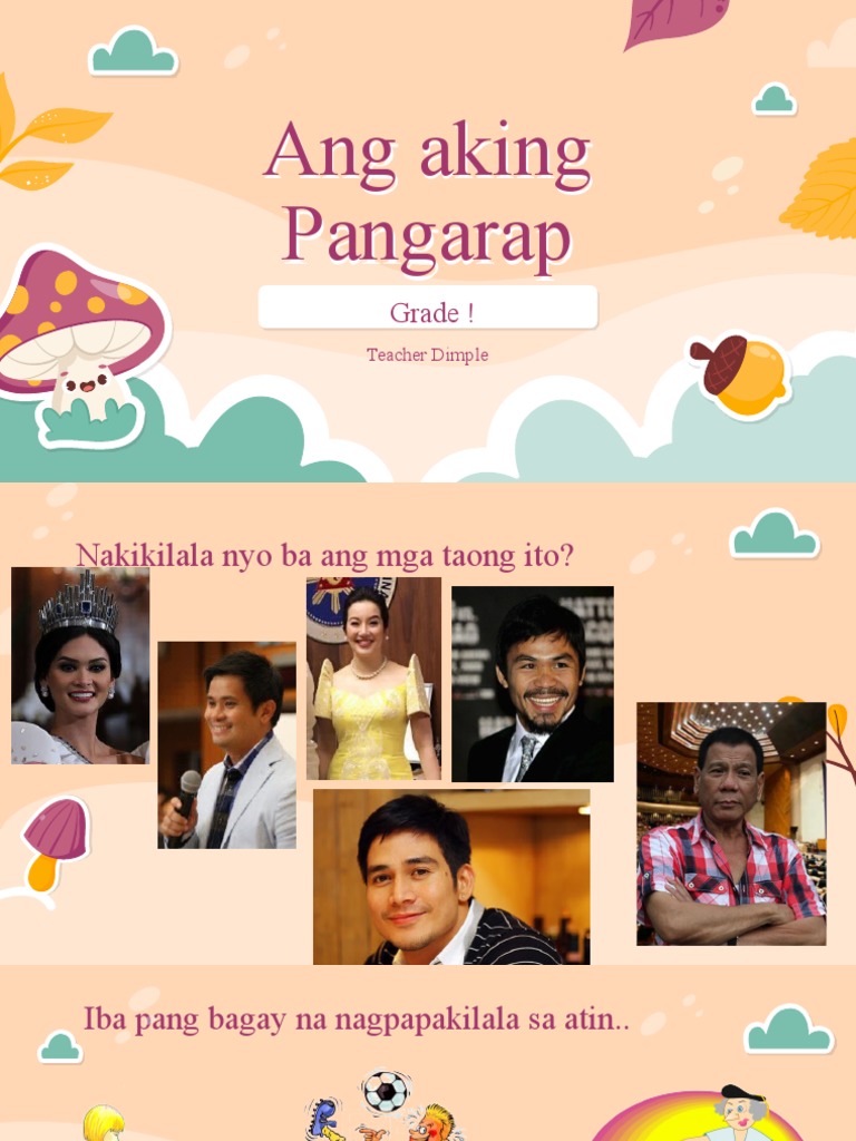 Ang Aking Pangarap | PDF