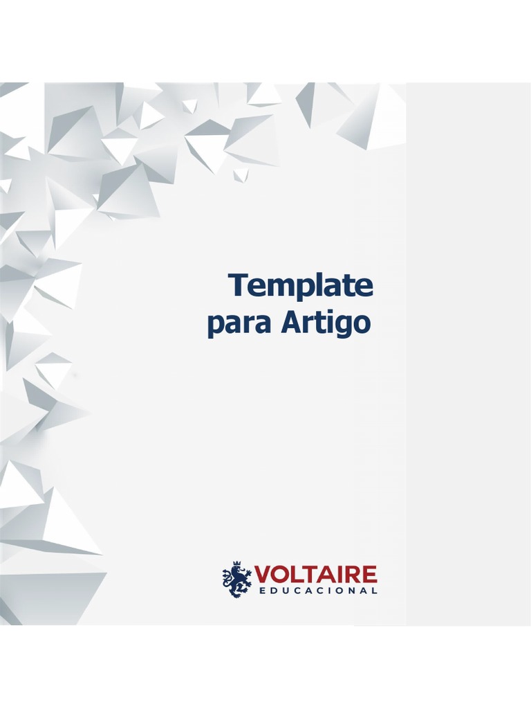 Template Artigo Ok | PDF | Pedagogia
