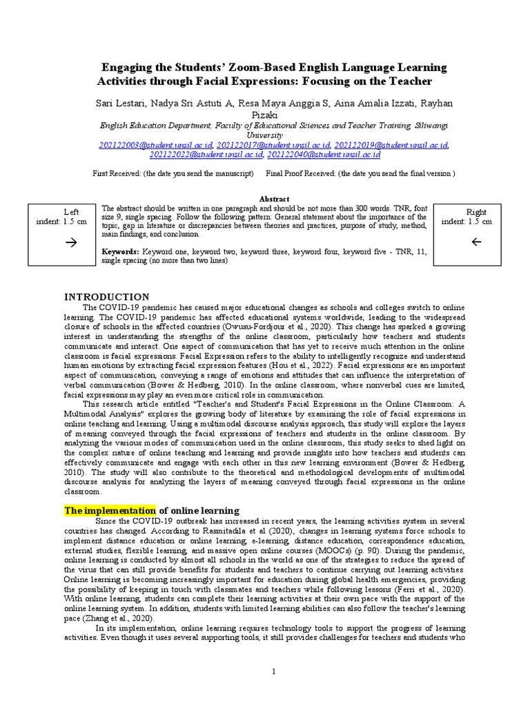Group 3 - Gimd Final Project-1 | PDF | Nonverbal Communication | Communication