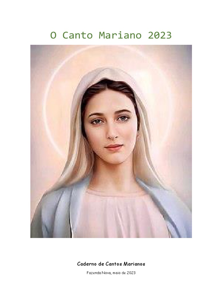 O Canto Mariano 2023 | PDF | Maria, mãe de Jesus | Jesus