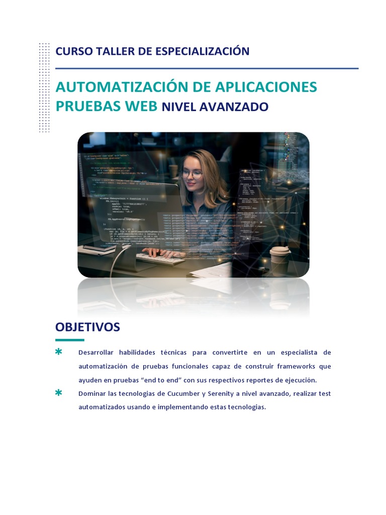 Curso Avanzado de Automatización Web | PDF | Script Java | Pruebas de software