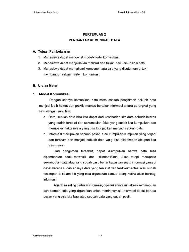 Komunikasi Data p2 | PDF