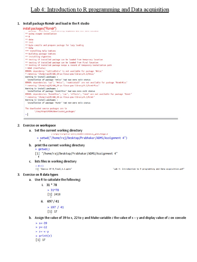 173 - Prabhakar Pal-R Assignment | PDF | Computers