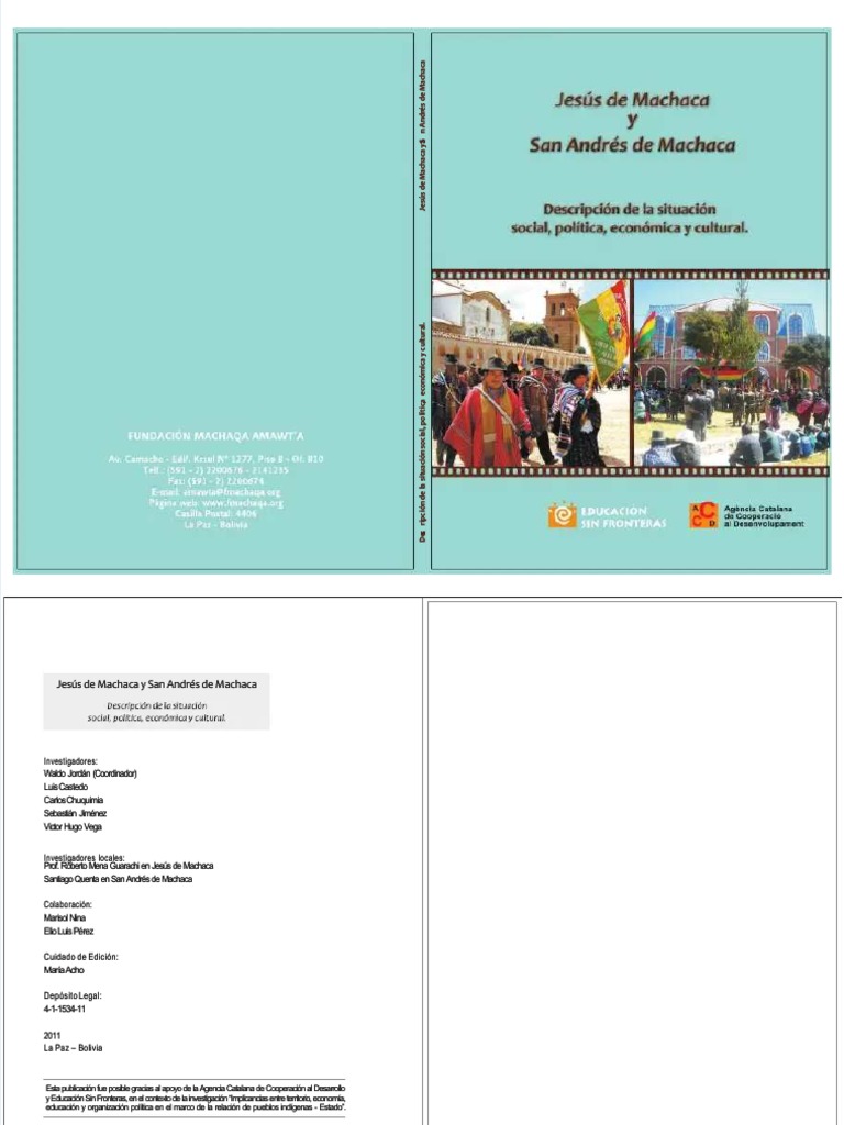 PDF Jesus de Machaca y San Andres de Machaca PDF Compress | PDF ...