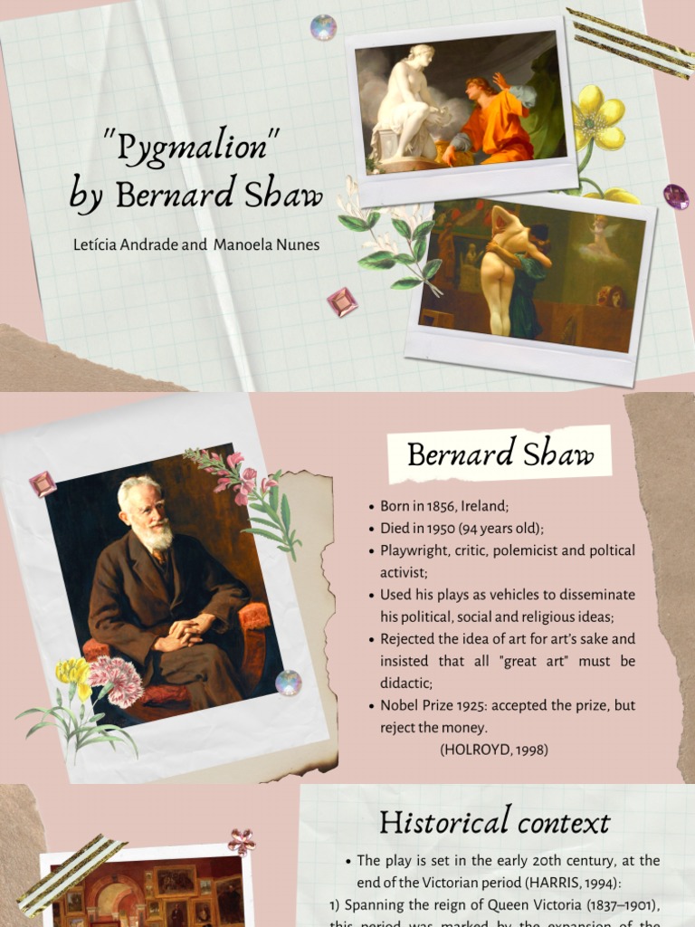 Slides Pygmalion (George Bernard Shaw) | PDF