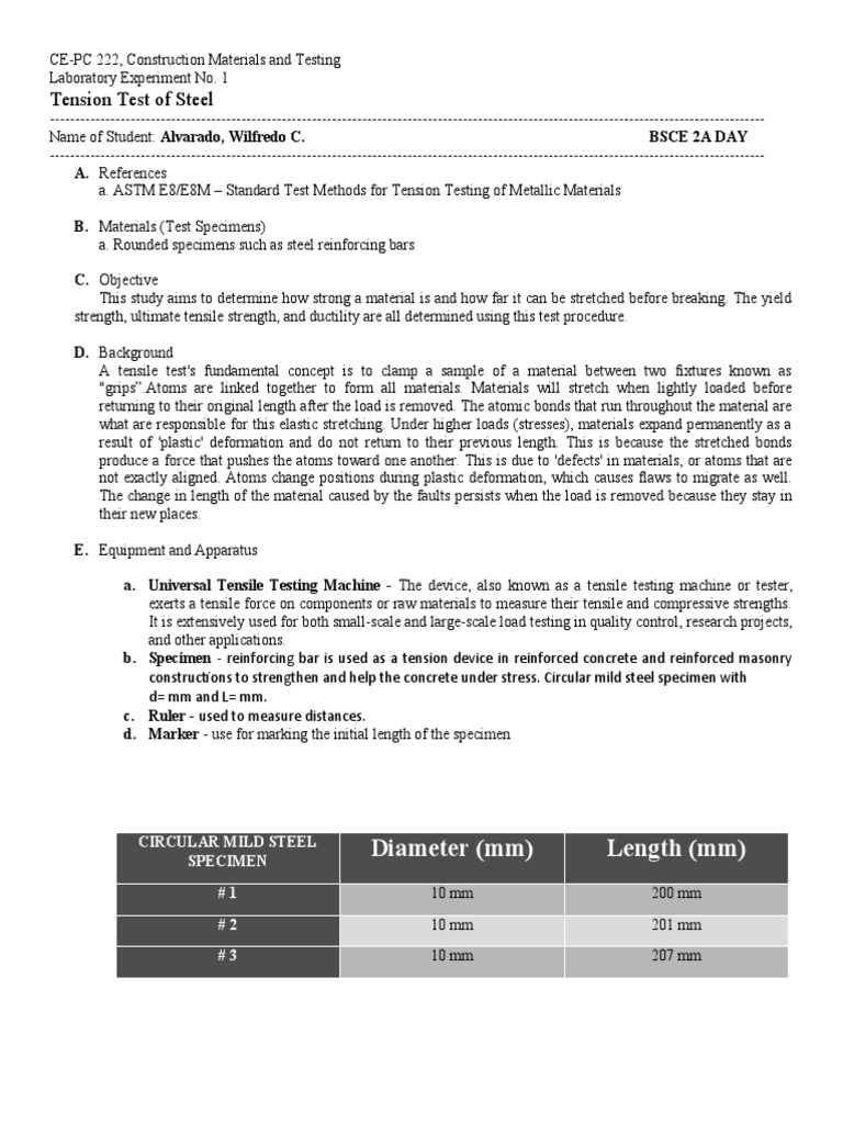 CMT Testing | PDF | Ultimate Tensile Strength | Deformation (Engineering)
