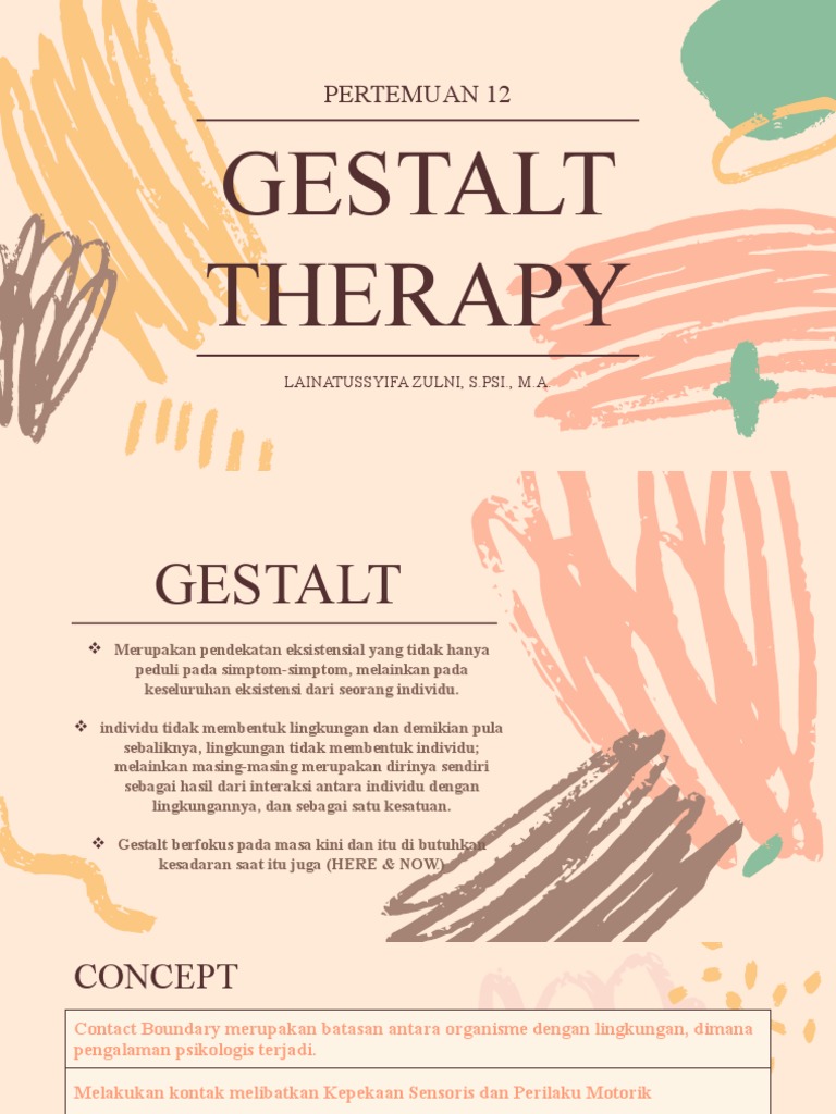 Gestalt Therapy | PDF | Pengembangan Diri