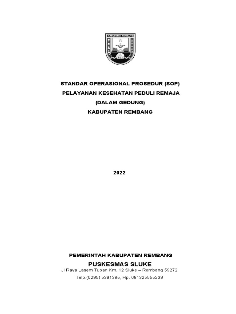 Sop PKPR DLM Gedung | PDF