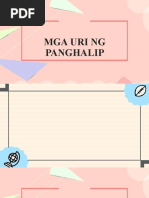Panghalip Na Panao-Chart | PDF