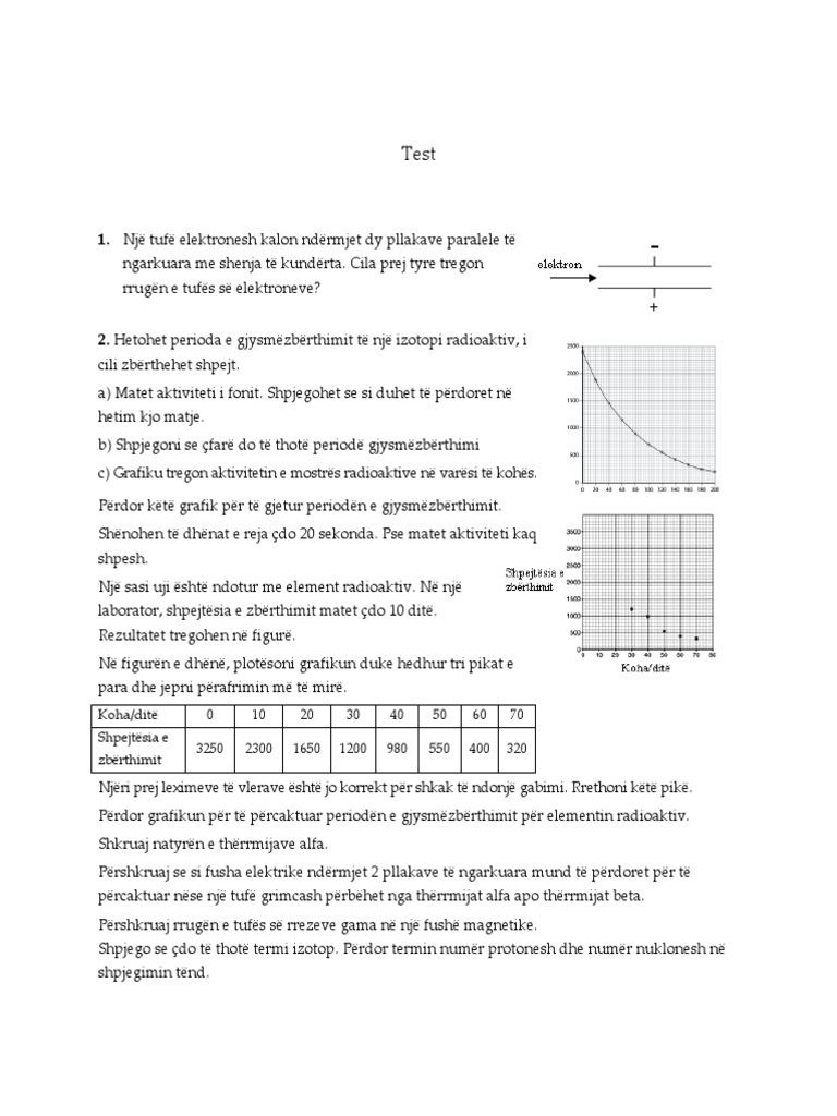 6. Fizika 11 test tremujori III | PDF