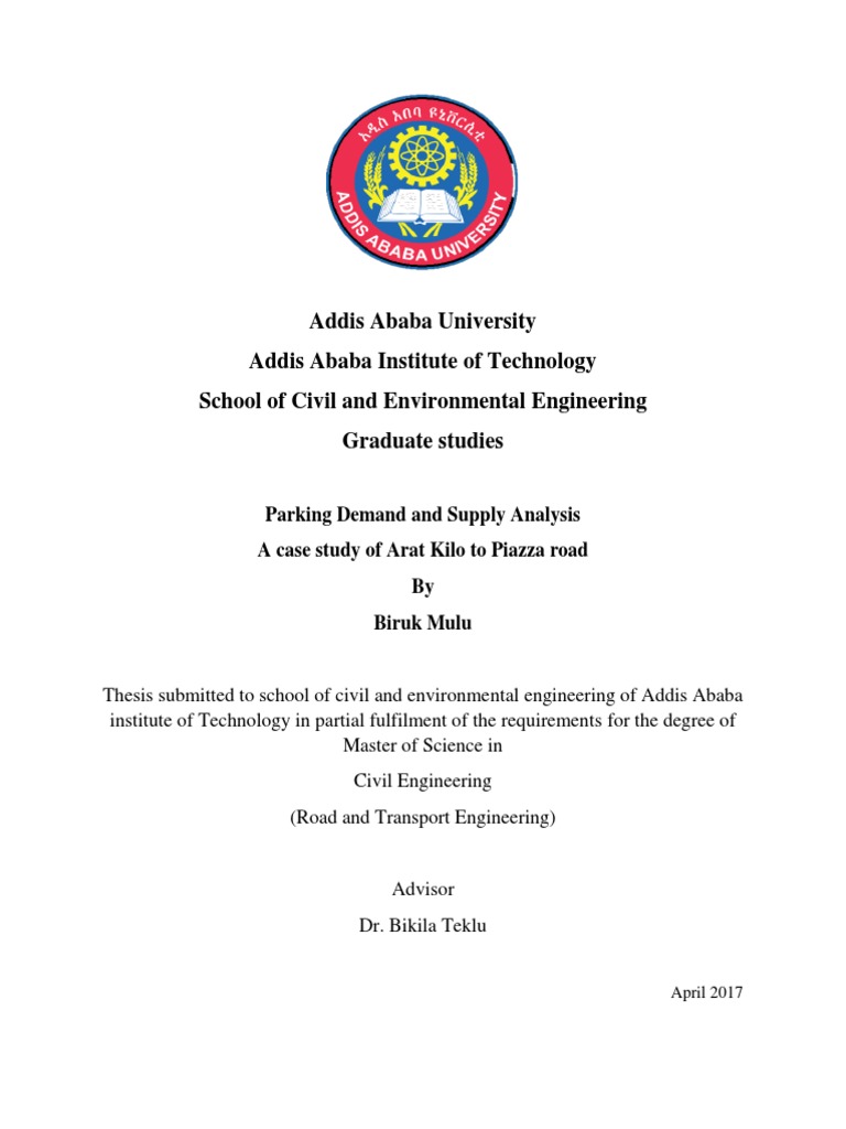Biruk Mulu | Download Free PDF | Parking | Transport Infrastructure