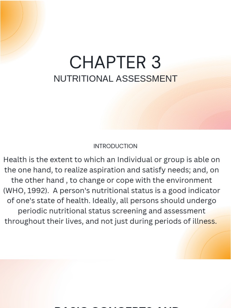 Chapter 3 Basic Nutri | PDF | Nutrition | Diet & Nutrition