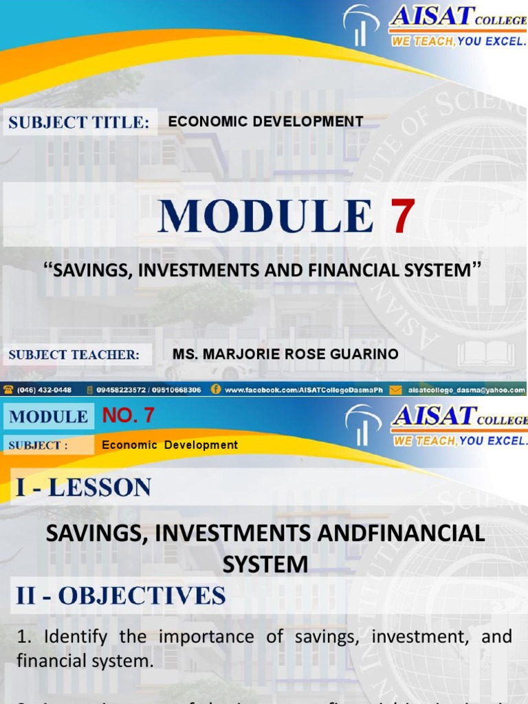 AISAT - Power Point -Module7-AE12-ED | PDF | Government Budget Balance | Wealth