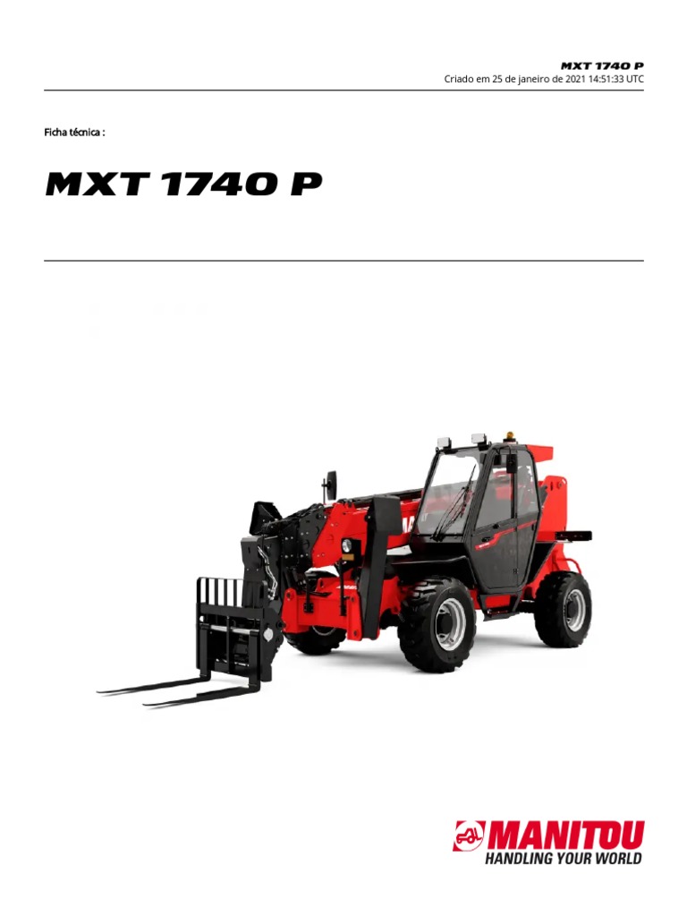 Manual - Manitou 1740 P | PDF | Manual Transmission | Vehicles