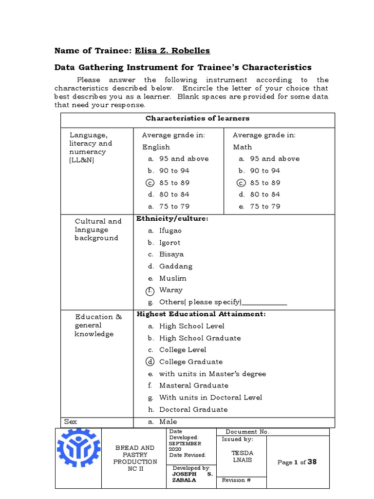 PTS Templates | PDF | Cakes | Baking