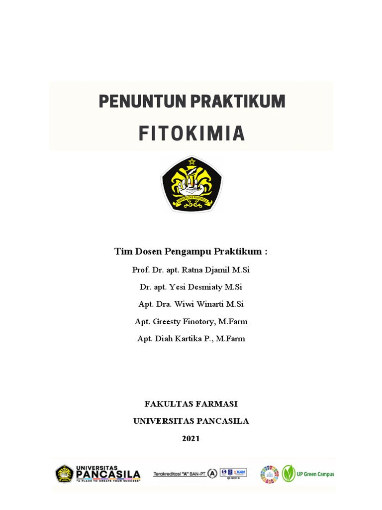 Modul Praktikum Fitokimia | PDF