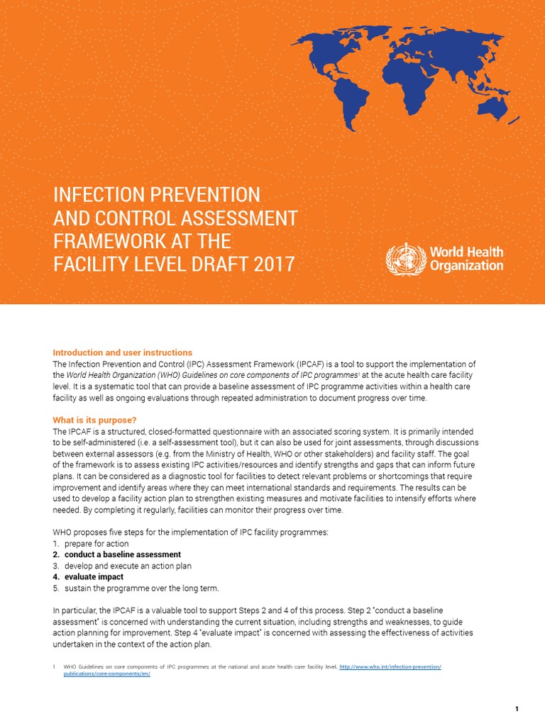 Who Ipcaf | PDF | Infection | Clinical Medicine
