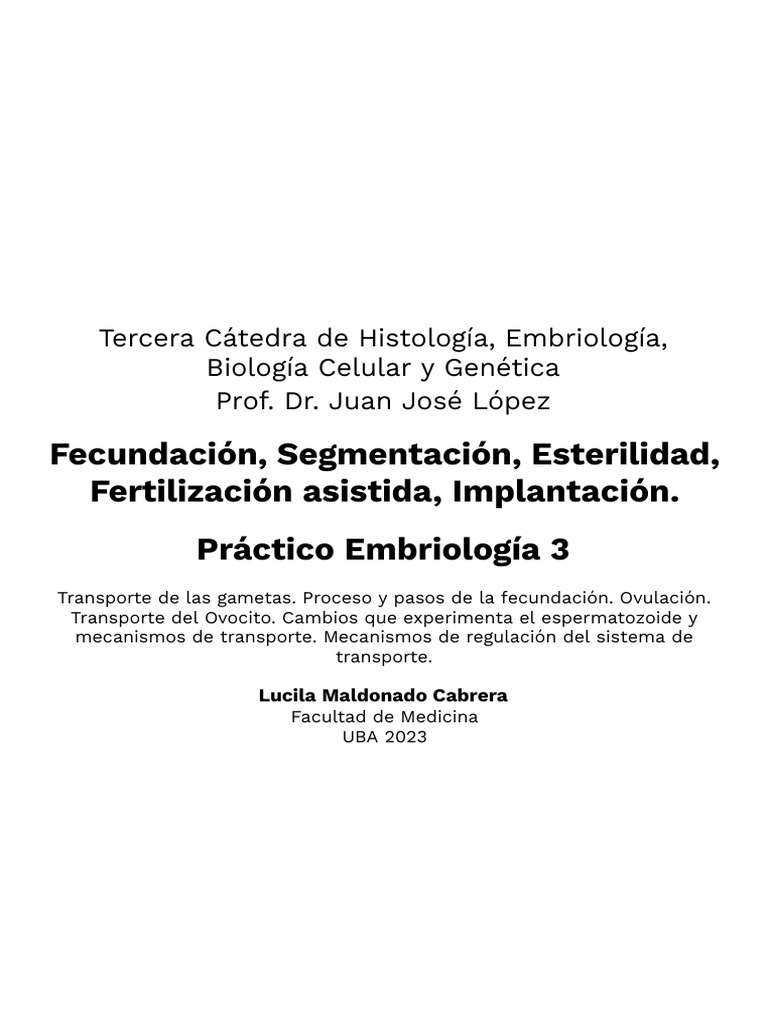 Embrio TP3 - Cat. III - 2023 | PDF