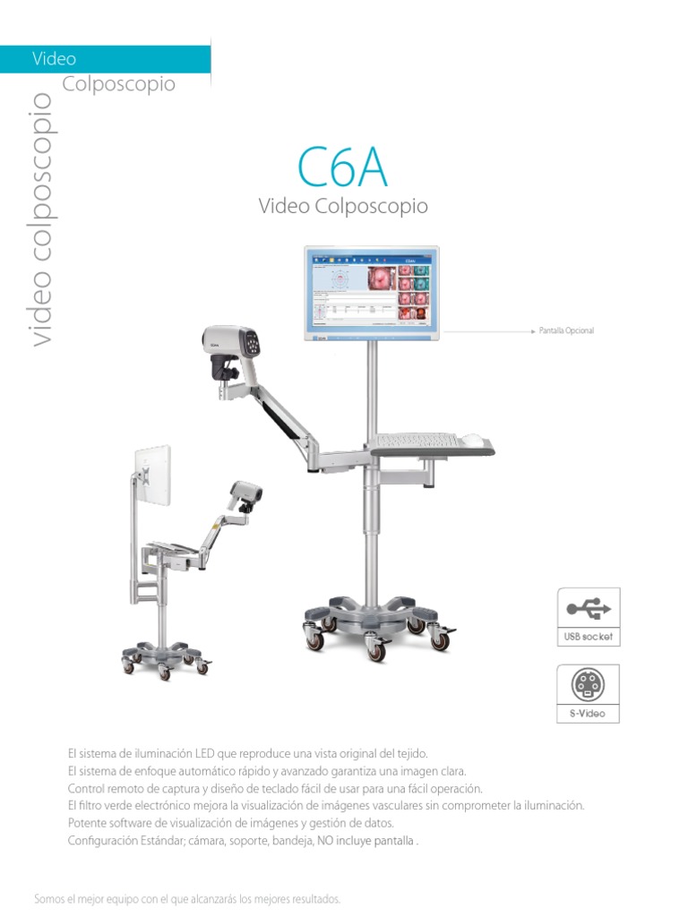 Video Colposcopio C6A Dig Nuevo | PDF | Vídeo | Software