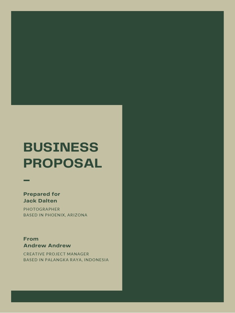 Business Proposal For Jack Dalten | PDF | Popular Culture & Media Studies | Social Media