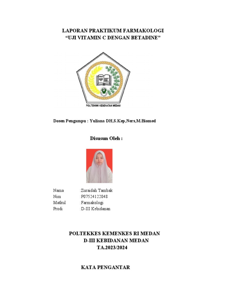 LAPRAK FARMAKOLOGI Zura 2 | PDF